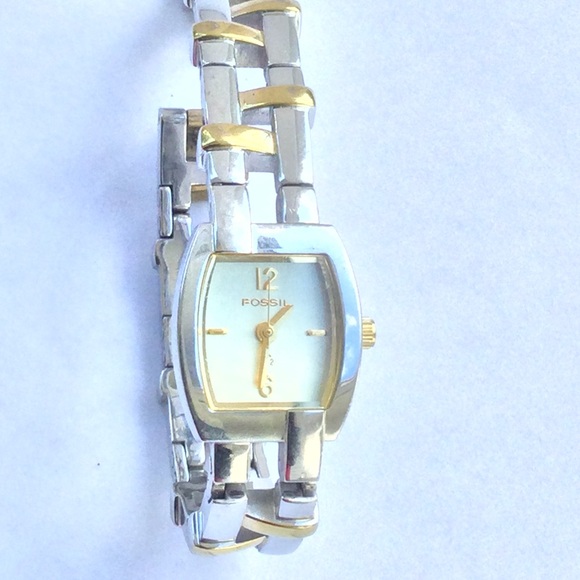 Fossil | Accessories | Fossil Female Stainless Steel Two Tone Watch ...